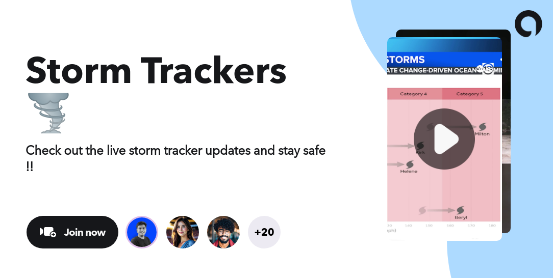 Storm Trackers 🌪️